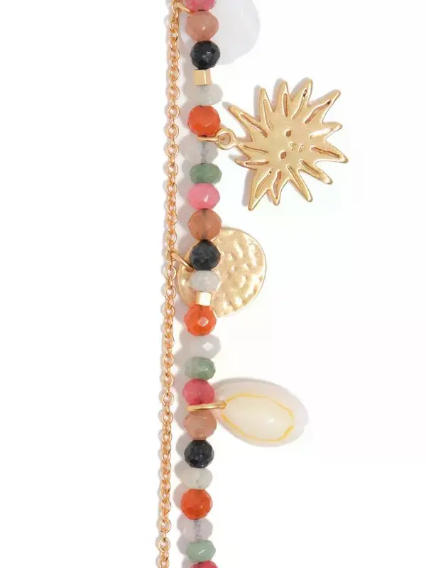 Bimba Y Lola Double Sun And Moon Bracelet With Mother-of-pearl