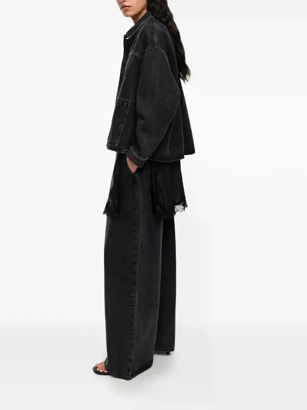 Bimba Y Lola Washed Cotton Patch Pocket Jacket