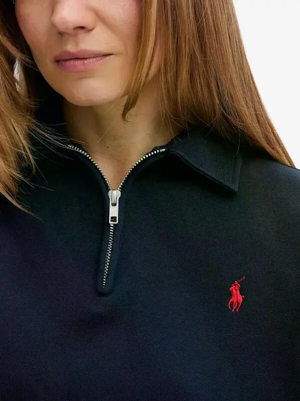 Polo Ralph Lauren Embroidered Zip Sweatshirt - Grey