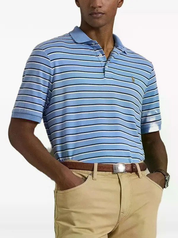 Polo Ralph Lauren Striped Logo Polo Shirt