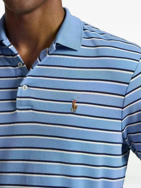 Polo Ralph Lauren Striped Logo Polo Shirt