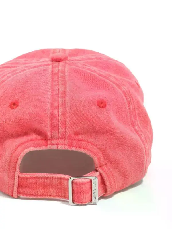 Bimba Y Lola Carlino Embroidered Baseball Cap - Pink
