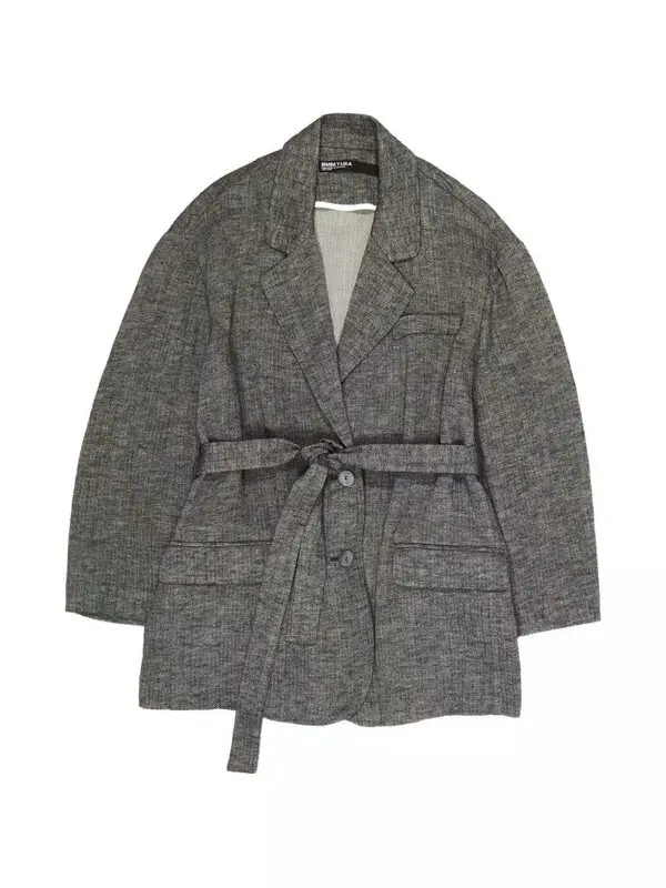 Bimba Y Lola Belted Tailored Coat