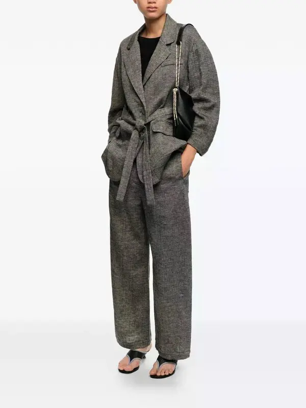 Bimba Y Lola Belted Tailored Coat
