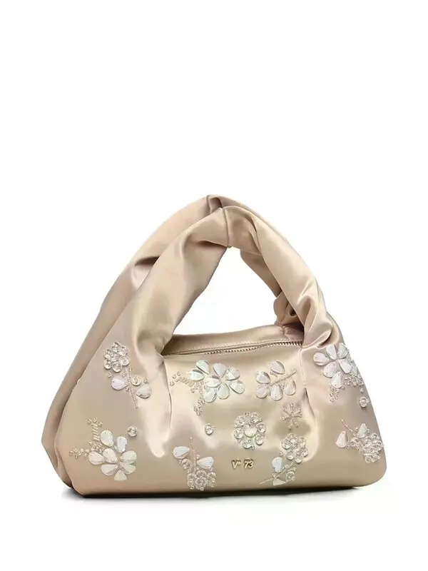 V°73 Floral Embellished Shoulder Bag