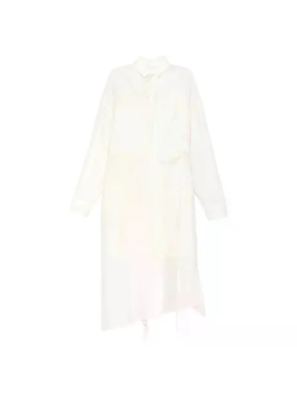 SYSTEM Tie-neck Pocket Dress