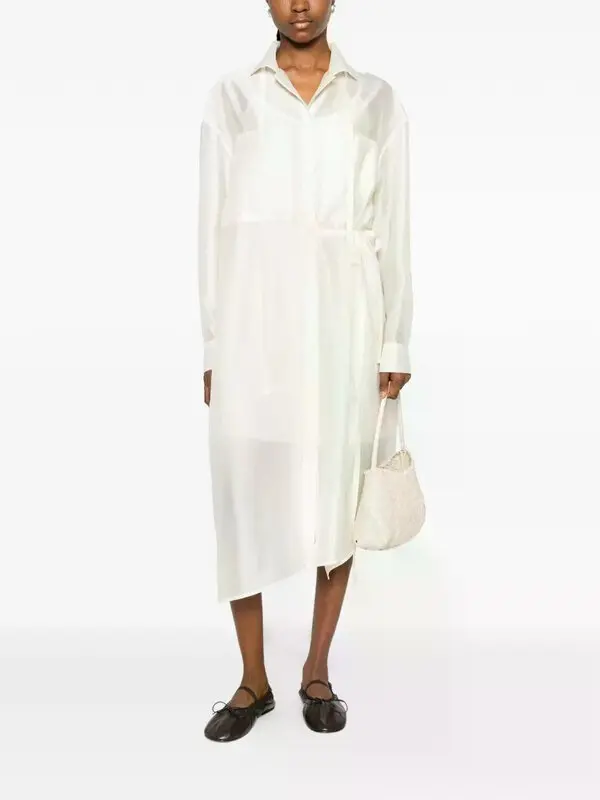 SYSTEM Tie-neck Pocket Dress