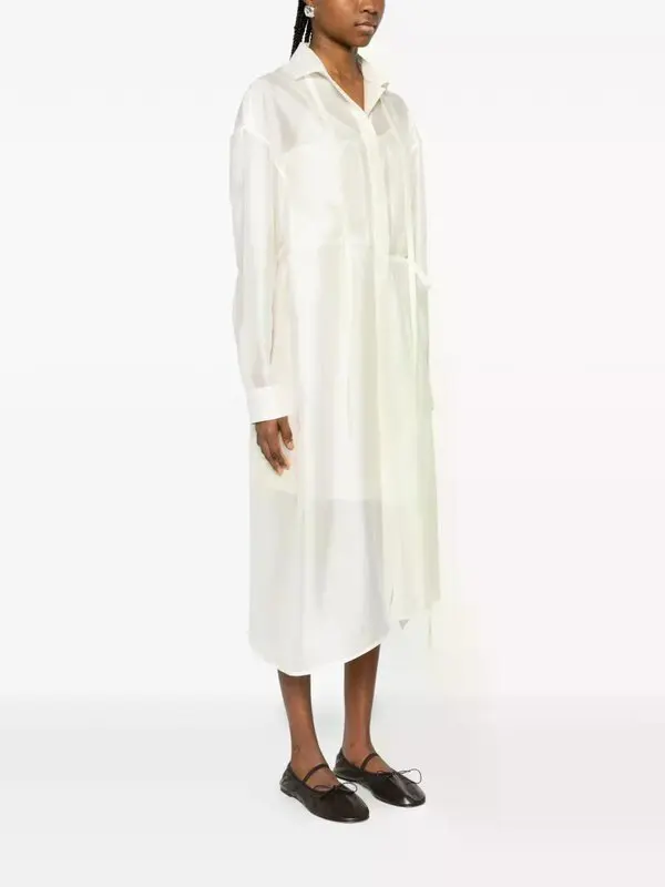 SYSTEM Tie-neck Pocket Dress