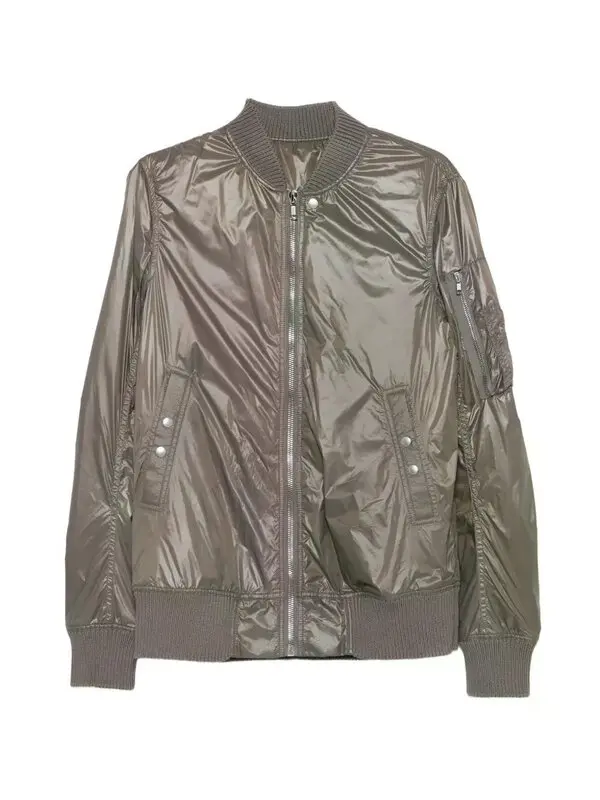 Rick Owens Zip-up Bomber Jacket - Grey
