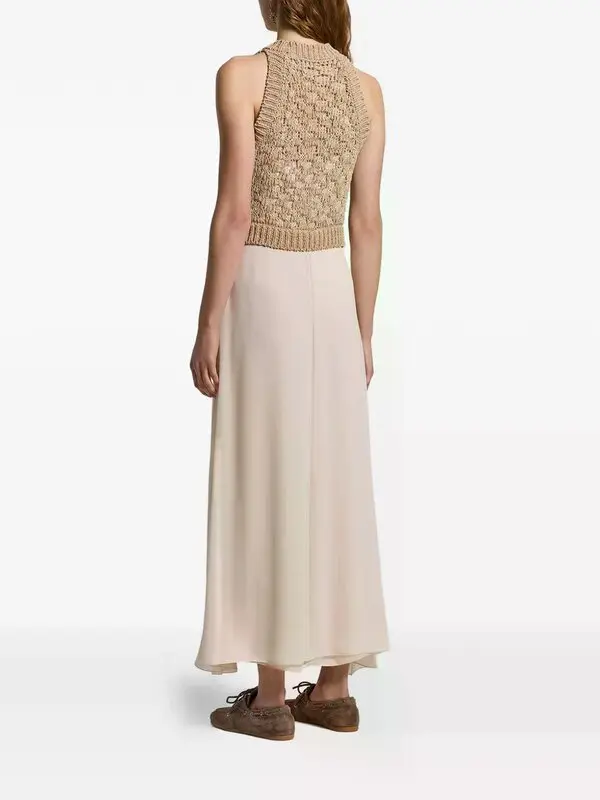 Peserico Crochet Midi Dress