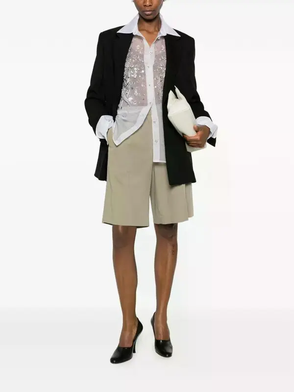 TOTEME Wide Fluid Shorts - Brown