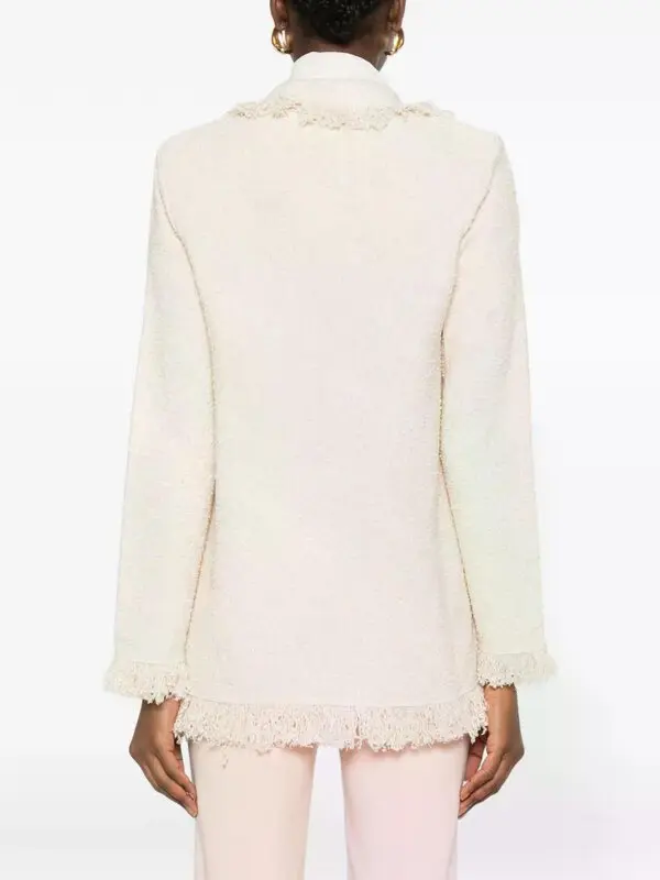 Elisabetta Franchi Fringed Blazer