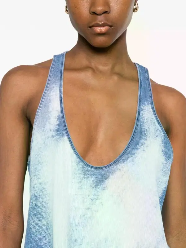 DIESEL® Tie-dye Ribbed Tank Top