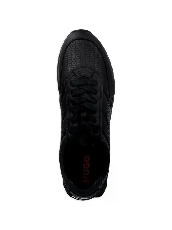 Hugo Logo Print Lace-up Sneakers