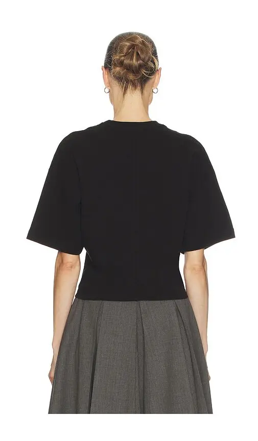 HELSA The Sculpted Tee In Thick Jersey