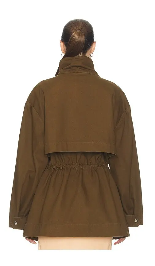 HELSA Garment Washed Utility Jacket - Army