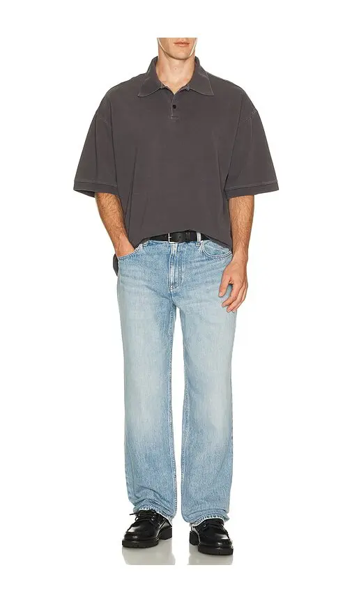 AGOLDE Curren Polo In . Also - Grey