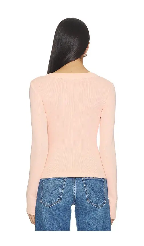 Citizens Of Humanity Varra Henley Top - Peach
