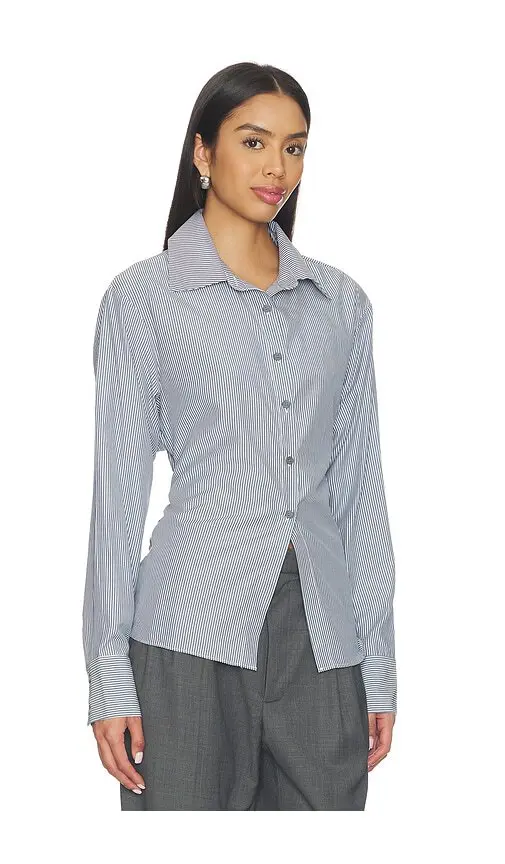ALL THE WAYS Clarise Open Back Top - Grey