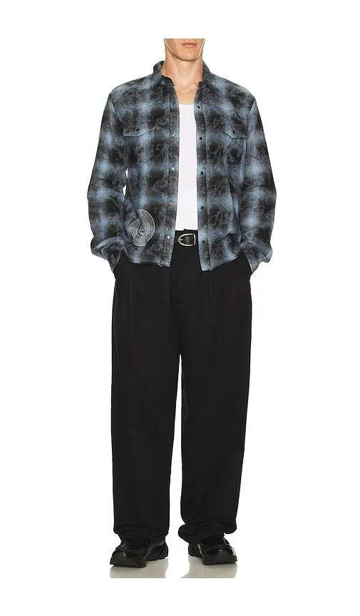 MIDNIGHT RODEO Flannel Shirt In . Also