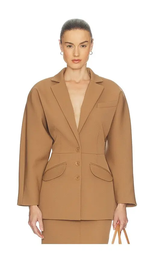 HELSA Vintage Dolman Blazer - Tan