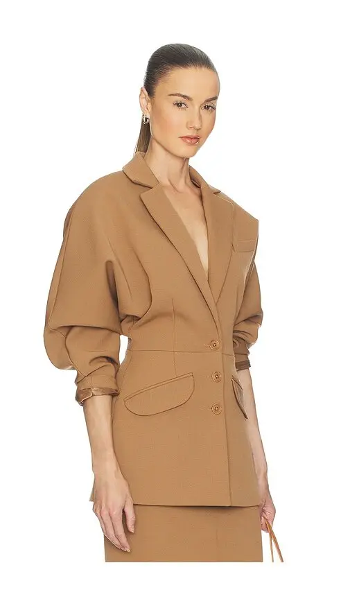 HELSA Vintage Dolman Blazer - Tan