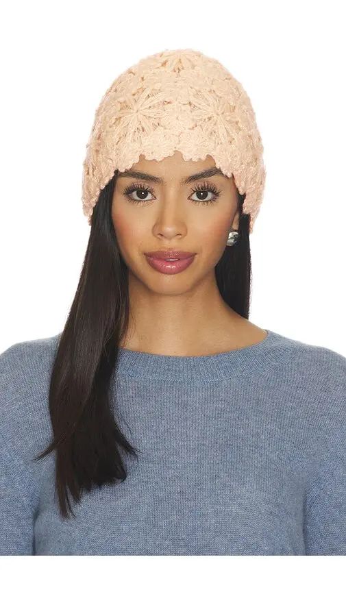 LOVERS AND FRIENDS Juliet Crochet Hat - Ivory