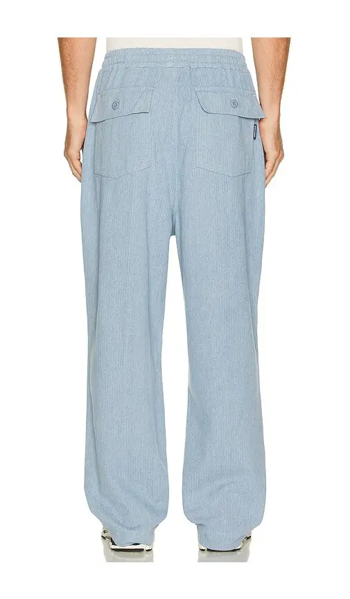 KAPPY DESIGN Fatigue Stripe Denim Pants