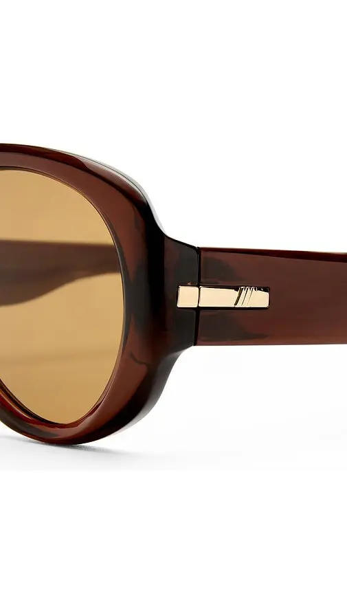 Le Specs Dream Boat Sunglasses - Brown