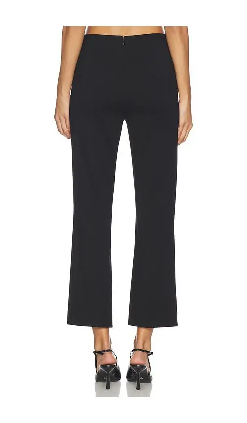 Rag & Bone Irina Ponte Kick Flare Trousers - Black