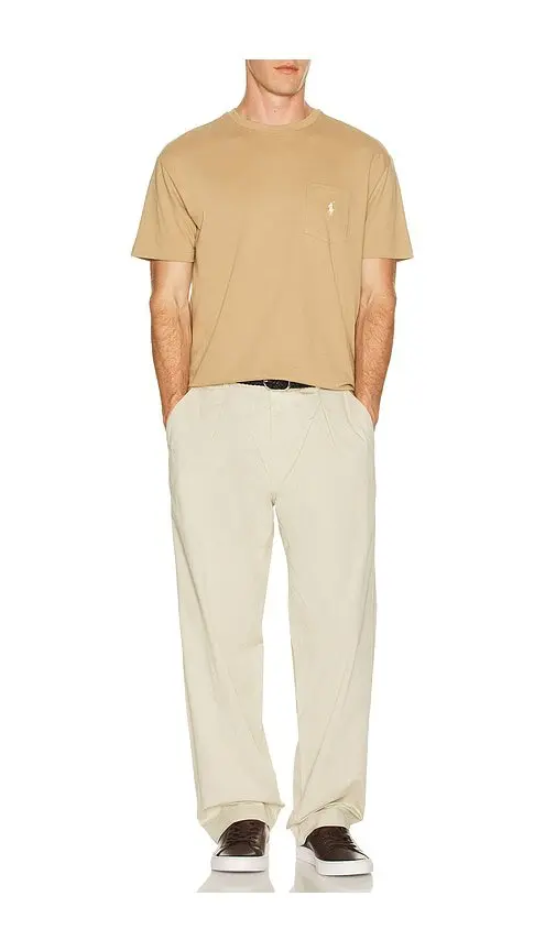 Polo Ralph Lauren Short Sleeve Crewneck Pocket Tee In . Also - Brown