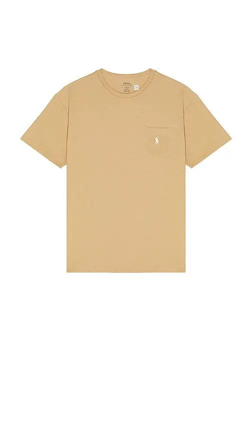 Polo Ralph Lauren Short Sleeve Crewneck Pocket Tee In . Also - Brown