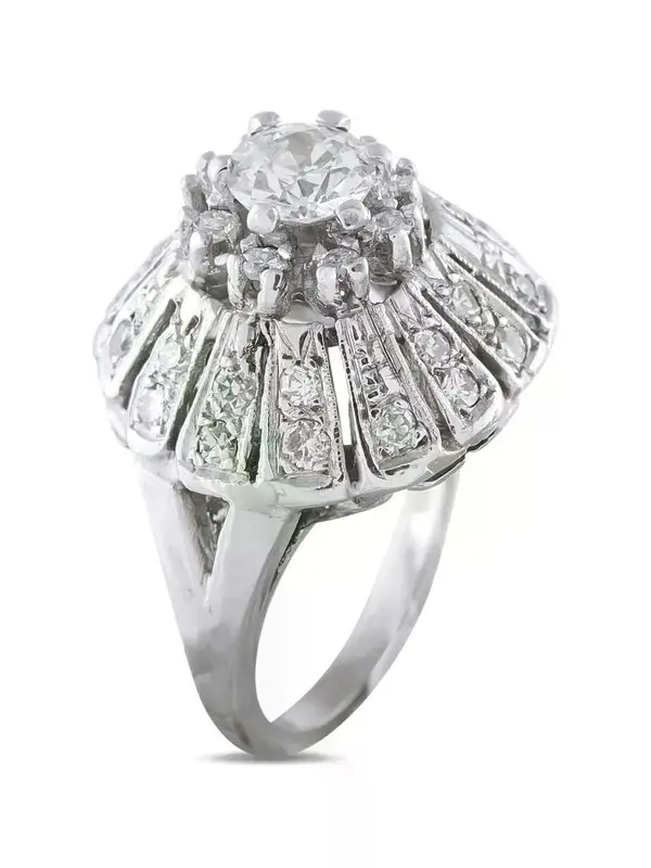 LB EXCLUSIVE Embellished Diamond Ring - Silver