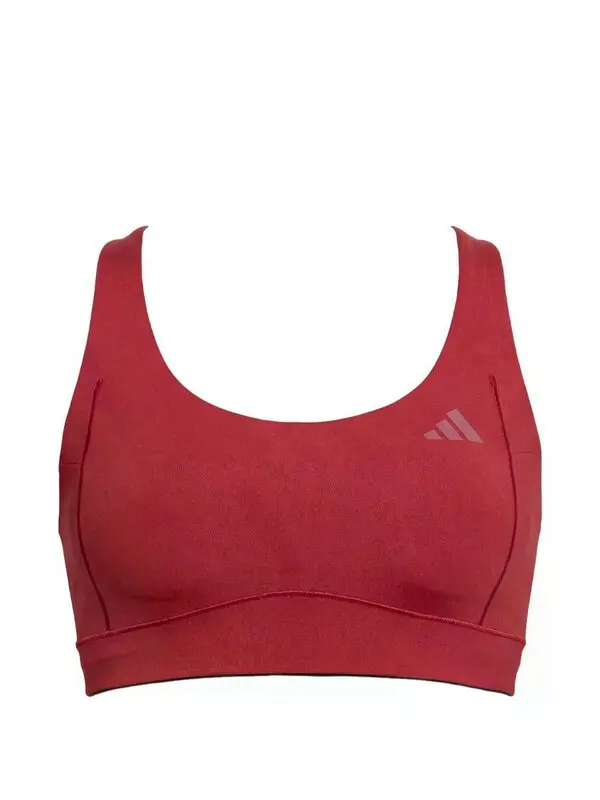 Adidas X Entire Studios Optime Logo-detail Sports Bra - Red