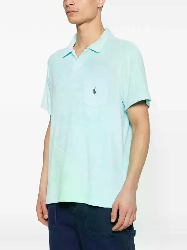 Polo Ralph Lauren Pocket Logo Polo Shirt - Blue