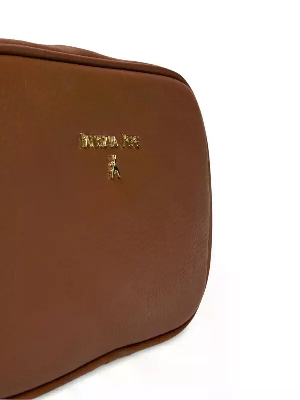 Patrizia Pepe Logo-lettering Leather Shoulder Bag