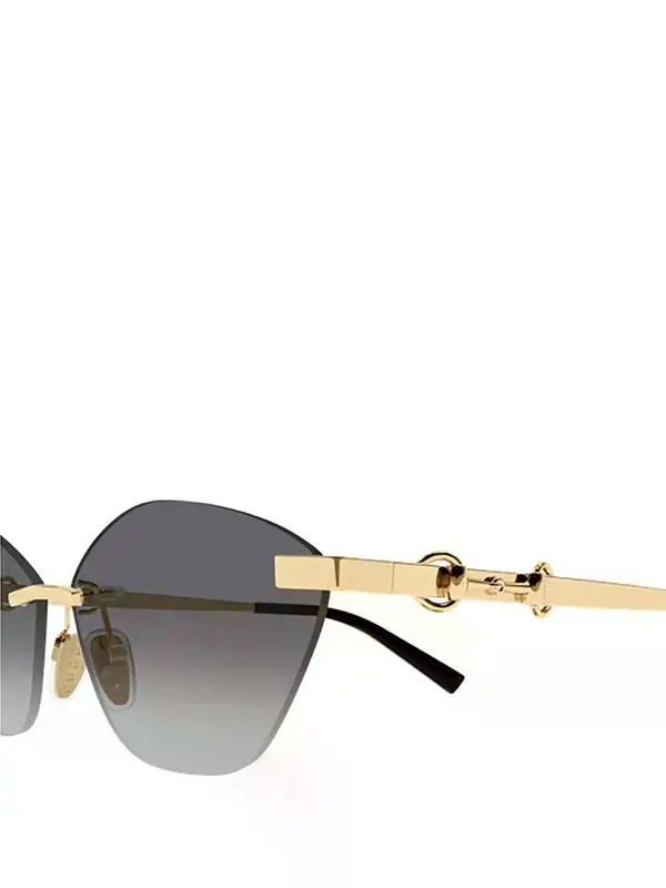 Gucci Rimless Cat Eye Sunglasses