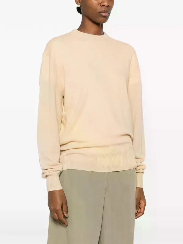 TOTEME Crew Neck Long Sleeve Sweater