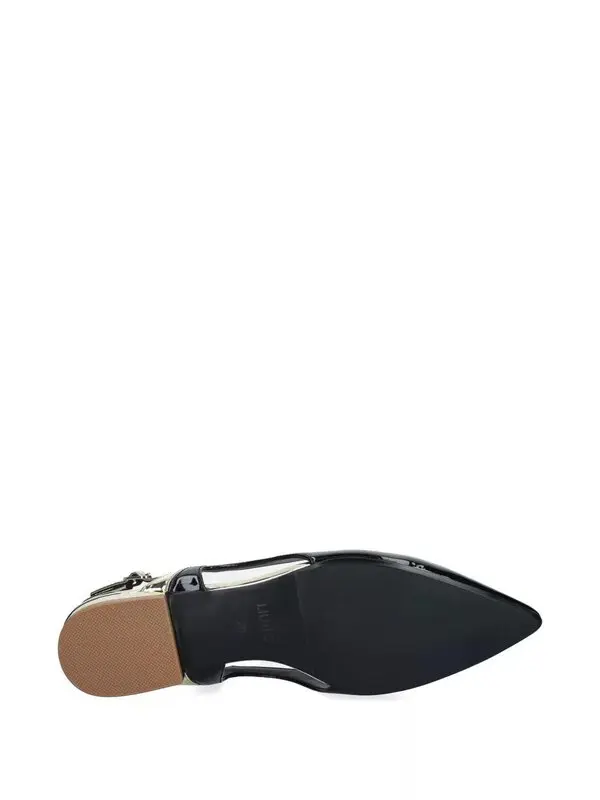 Liu Jo Pointed Toe Slingbacks With Mirrored Strap