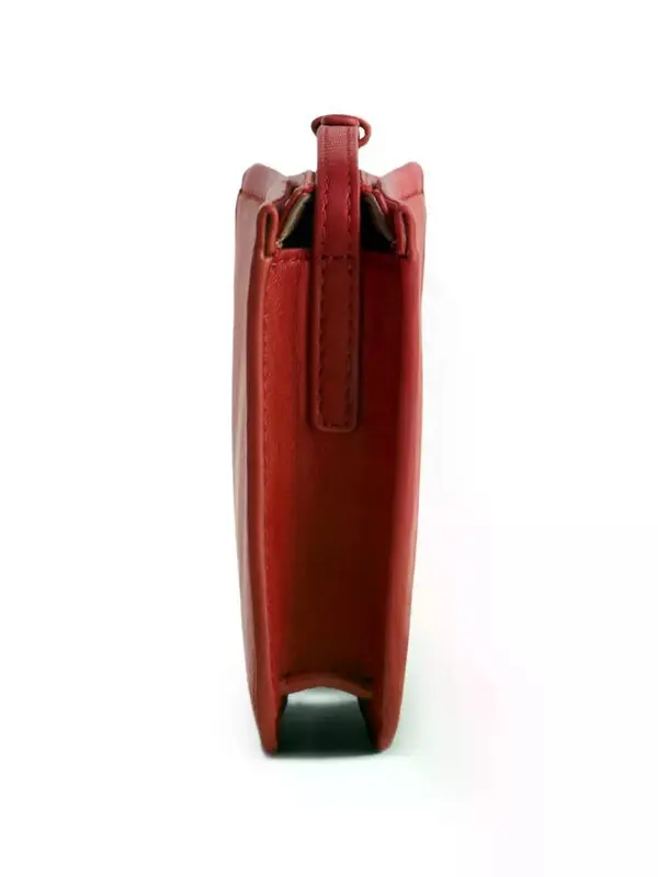 YU MEI Lambskin Cross Body Bag - Red