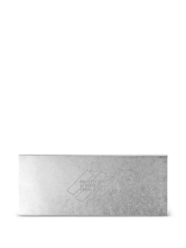 KNINDUSTRIE Storm Lettering-print Tray - Silver