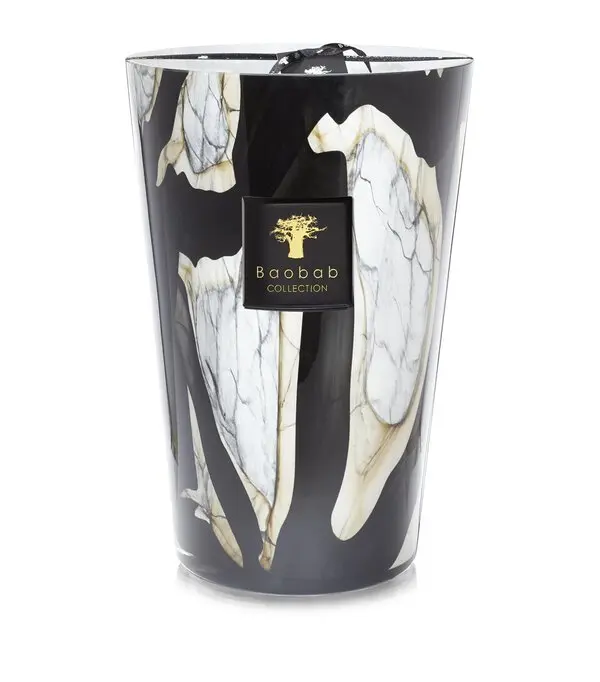 BAOBAB COLLECTION Stones Marble Maxi Candle - Grey