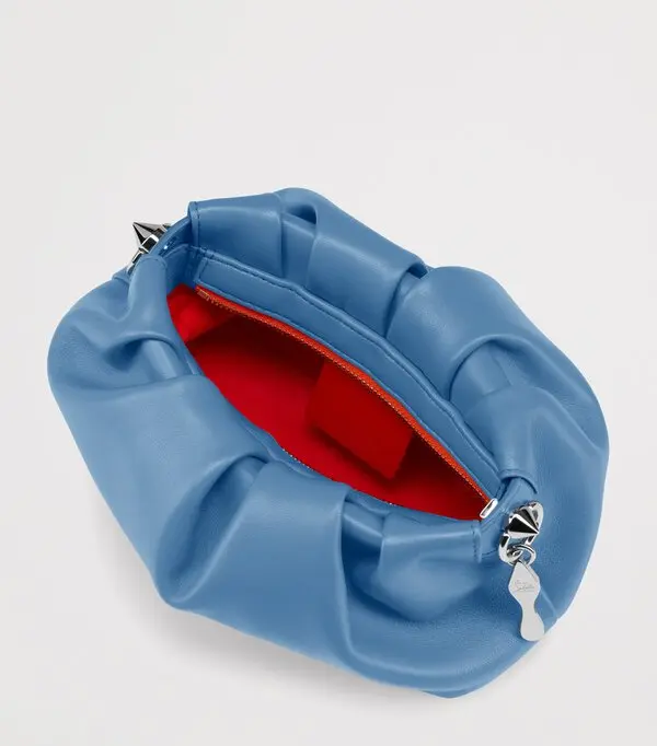 CHRISTIAN LOUBOUTIN Eva Mini Leather Cross-body Bag - Navy