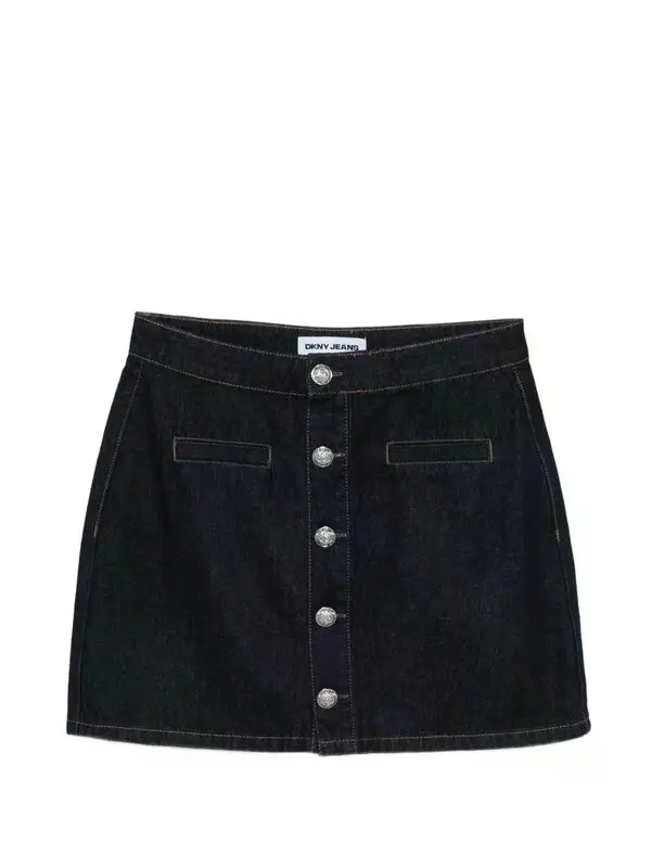 Dkny High-rise Button-detail Skirt