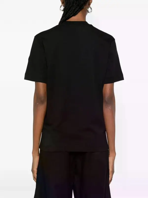 Moncler Cotton Crewneck T-shirt With Chest Pocket