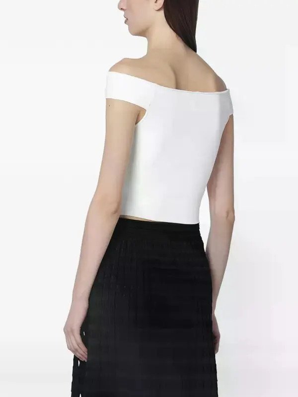 Simkhai Dalton Off-shoulder Top - White