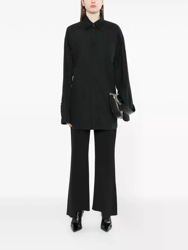 SETCHU Cotton Shirt With Detachable Elements