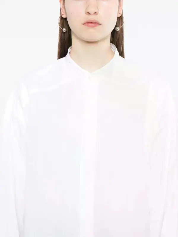 SETCHU Cotton Shirt With Detachable Tie Waist