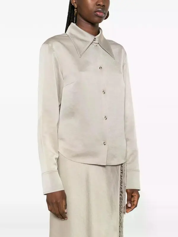 Nanushka Cut-out Detail Shirt