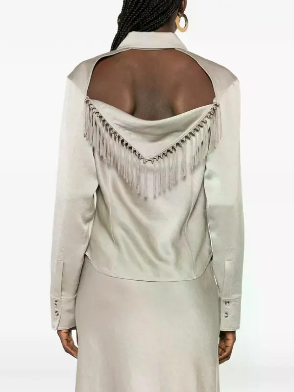 Nanushka Cut-out Detail Shirt